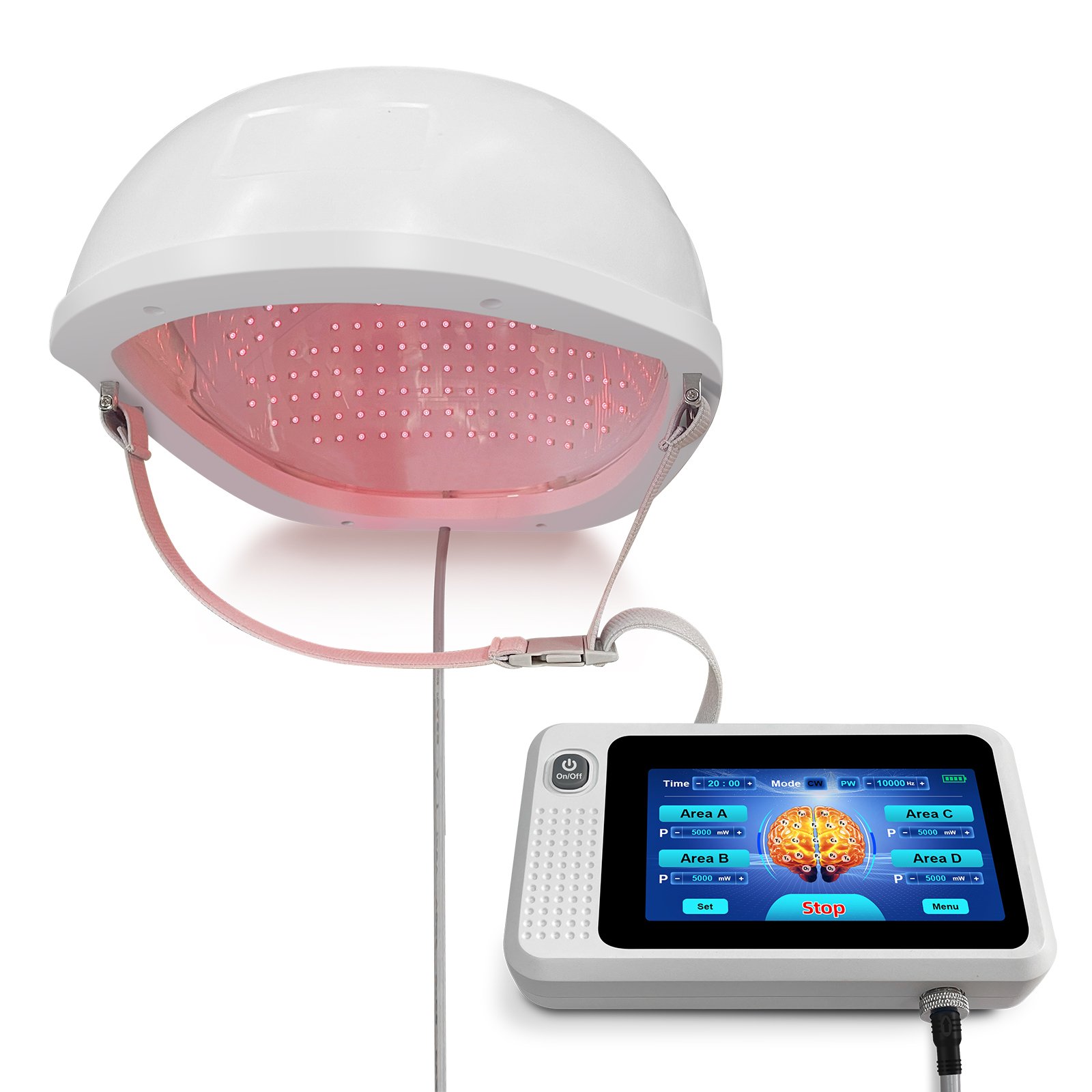 Hi-Tech 810 nm Active Near-Infrared PBMT Helmet - Transcranial Brain ...