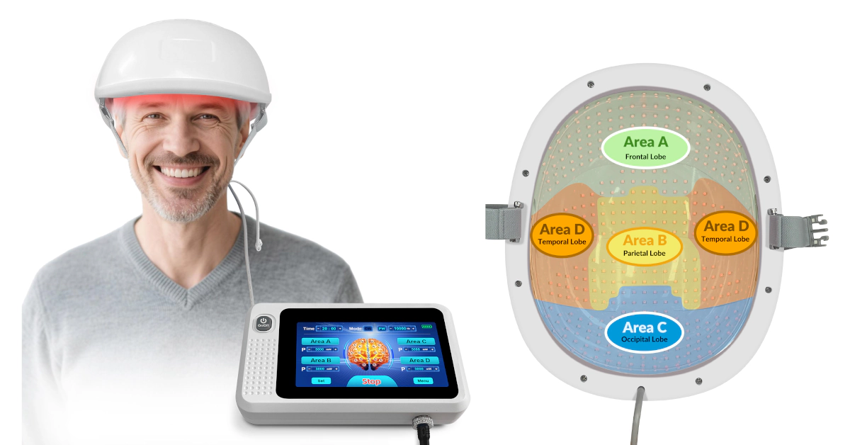 Hi-Tech 810 nm Active Near-Infrared PBMT Helmet - Transcranial Brain ...