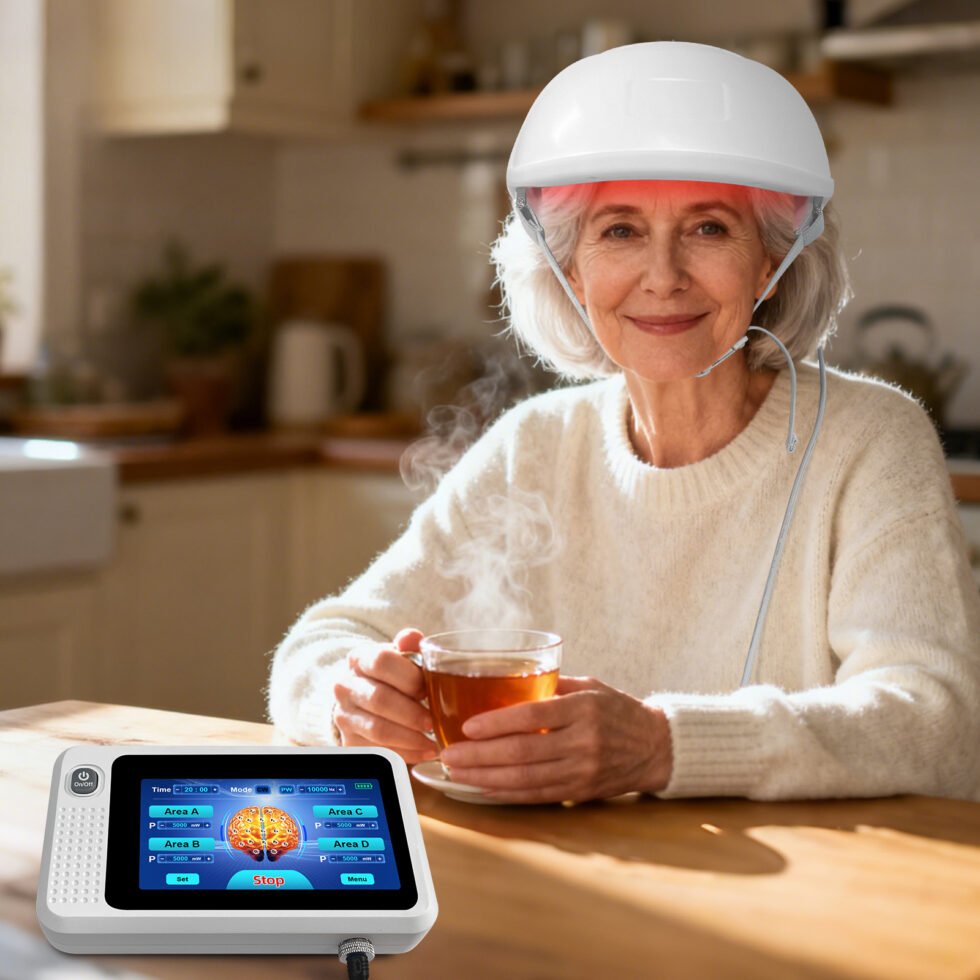 Hi-Tech 810 nm Near-Infrared PBMT Helmet - Transcranial Brain Stimulation